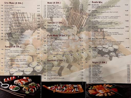 Carta del restaurante Hanoi Asia Sushi, Dinkelsbühl