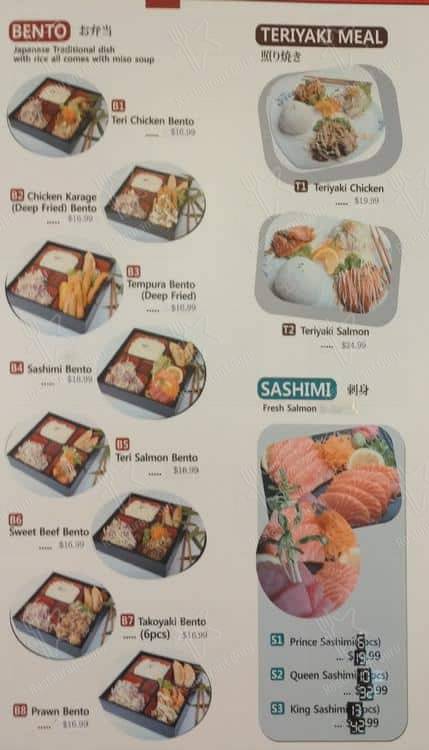 Menu at Haru Sushi 5 Crossroads restaurant, Hamilton, 254 Peachgrove Rd