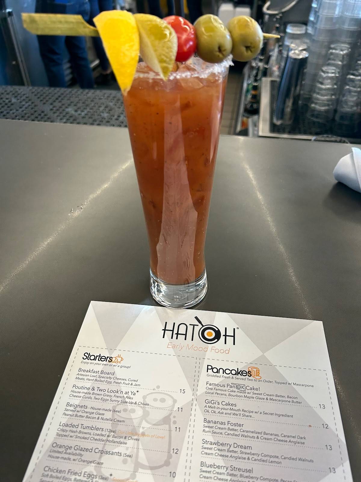 Menu at Hatch Early Mood Food restaurant, Oklahoma City, 1101 N ...