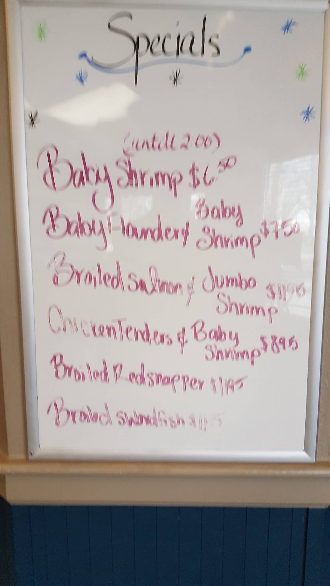 Menu at Harbor Inn Seafood restaurant, Hickory, US Hwy 70 SE