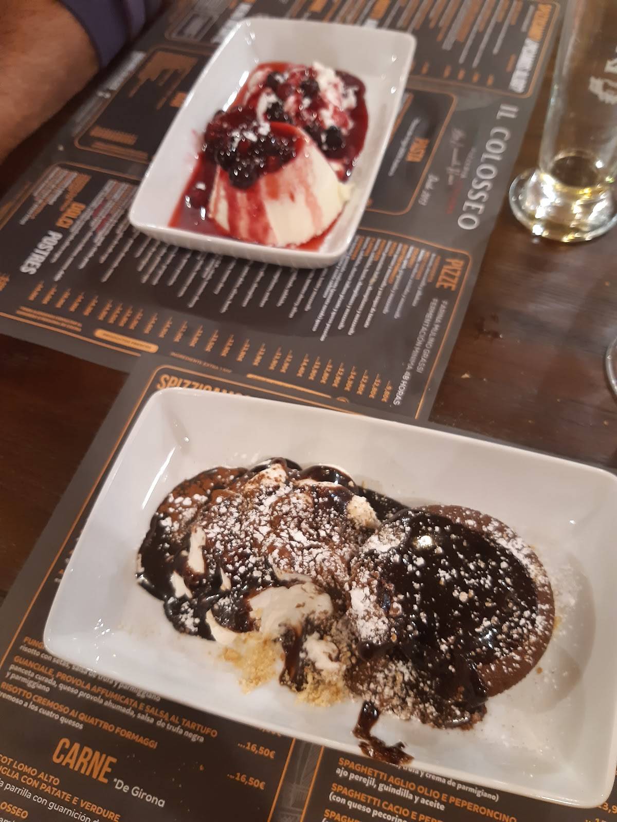 Carta de Il Colosseo Ristorante Pizzeria, Mataró