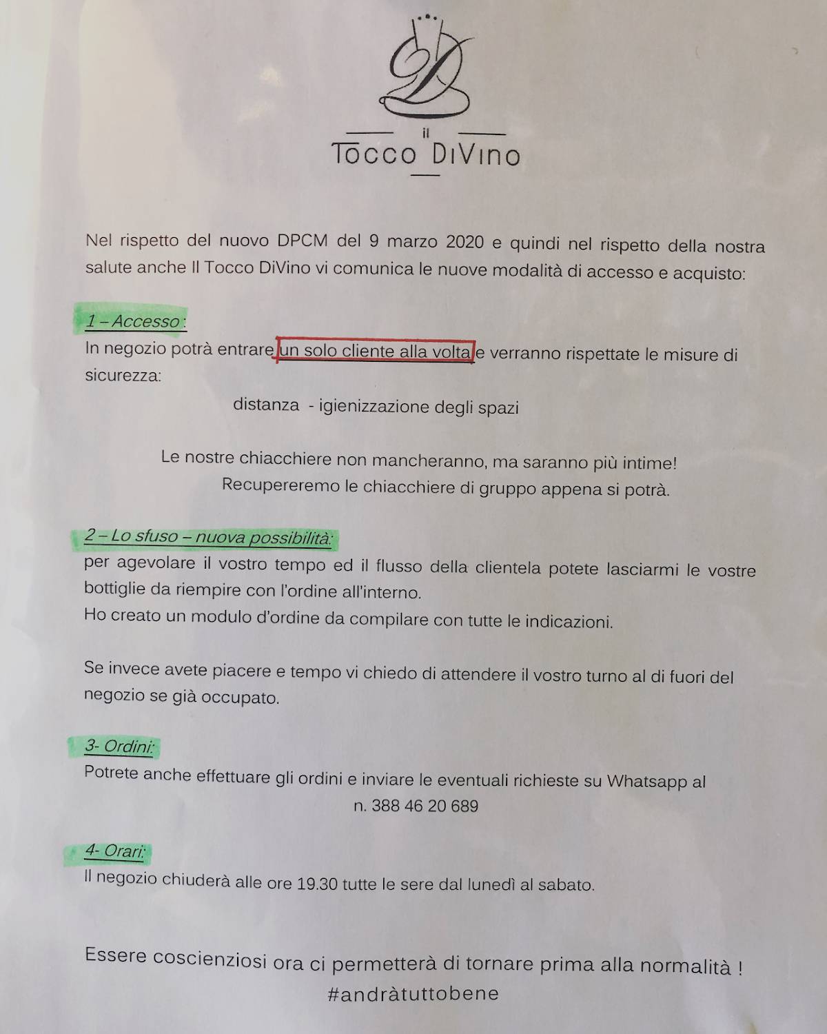 Menu da Il Tocco DiVino - Enoteca Centro pub & bar, Torino