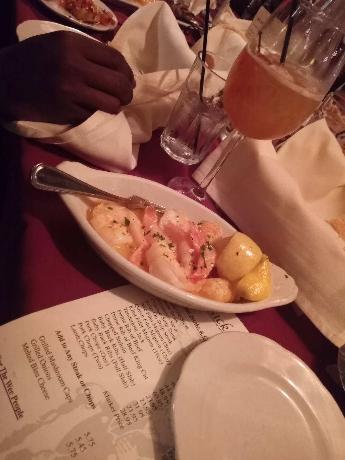 Menu at Jack Gibbons Gardens steakhouse, Oak Forest