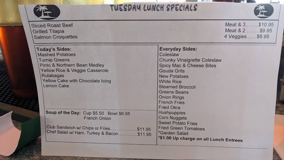 Menu at Jan's Beach House Grill desserts, Montgomery