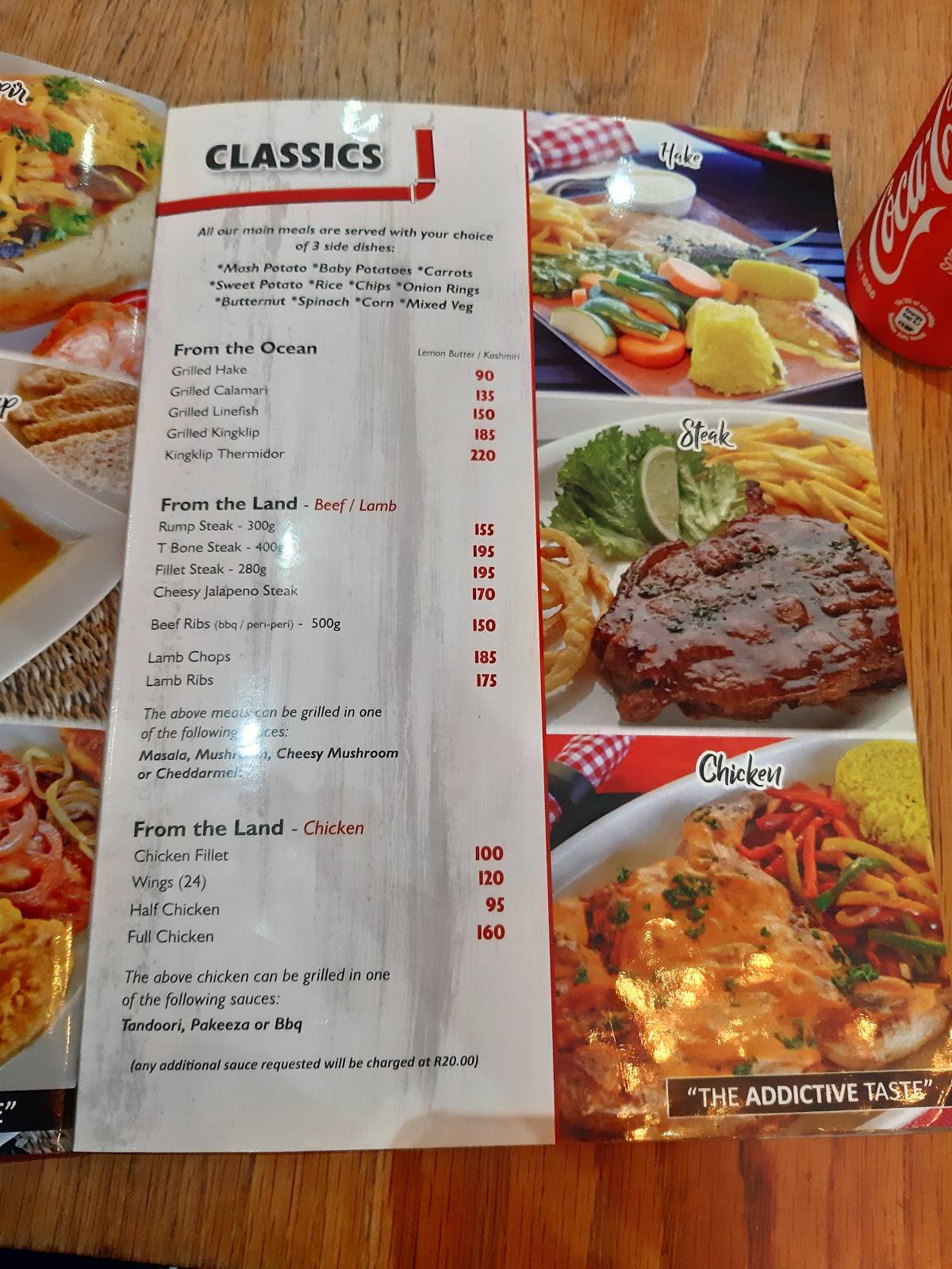 Menu at Jimmy's Killer Prawns Gateway restaurant, Umhlanga, Shop G340 ...