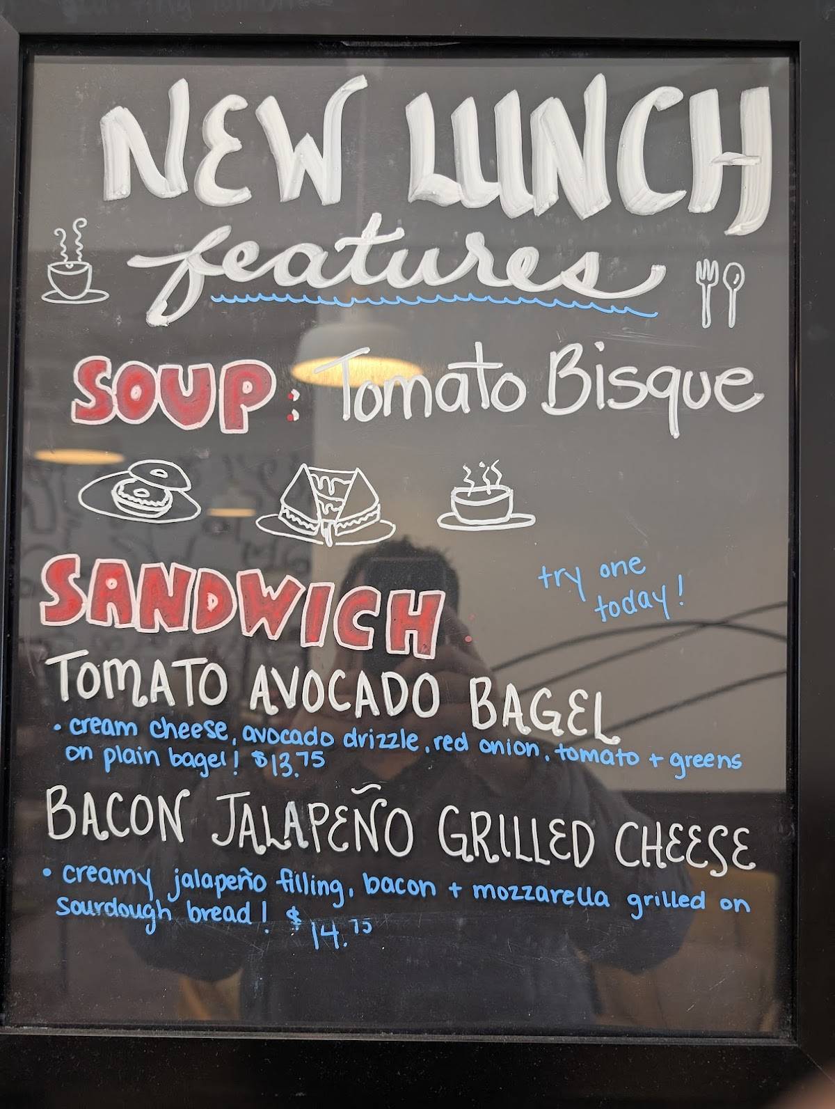 Menu at Junction Coffee Bar, Niagara-on-the-Lake