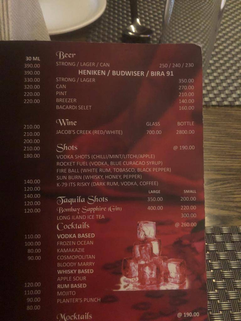 Menu at K79 Restro & Bar, Jamshedpur, Q6W6+X9M