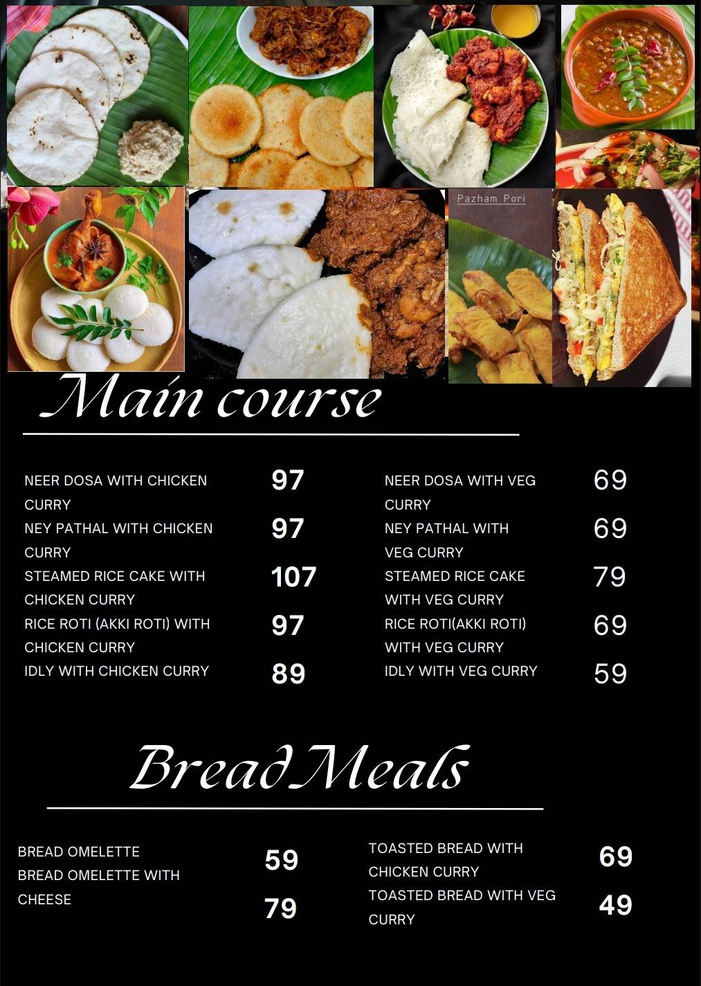 Menu at KAFE 777, Bengaluru