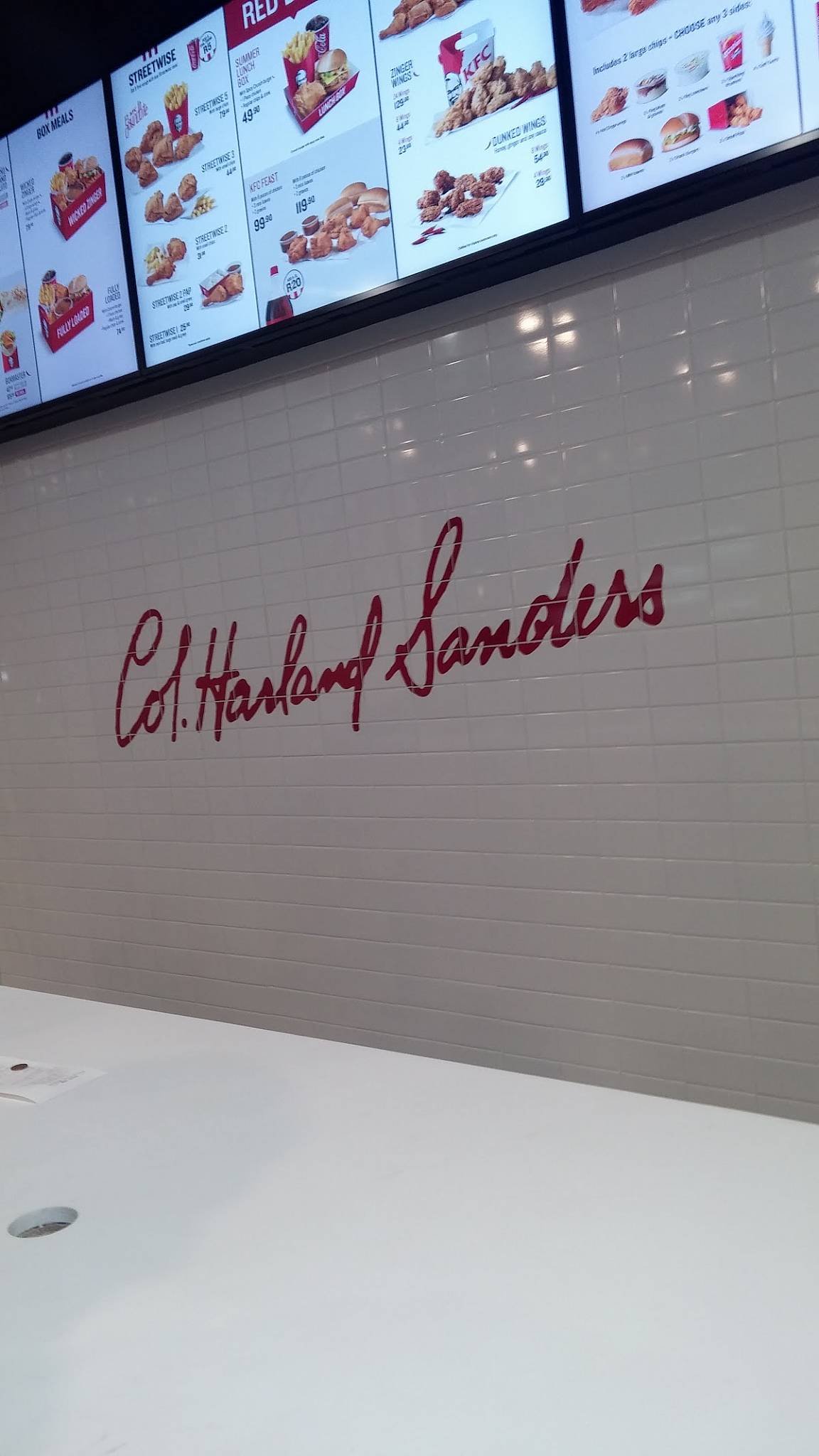 Menu at KFC Randfontein restaurant, Randfontein, Cnr Main Reef