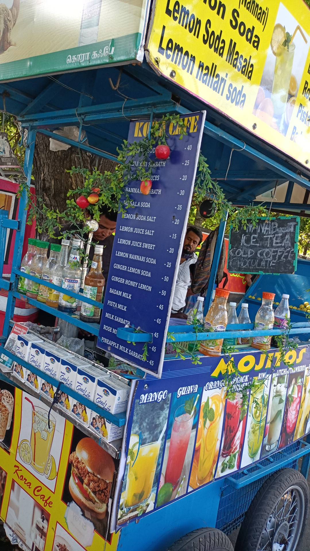 Menu at KORA CAFE, Chennai