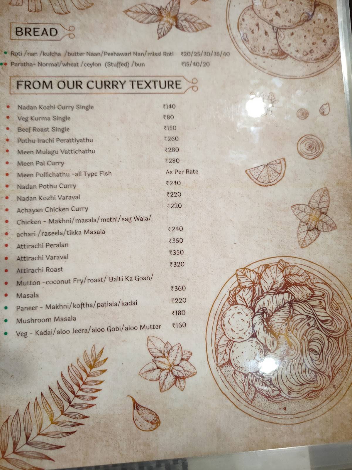 Menu at Maraabi Restaurant Kannur, Kannur