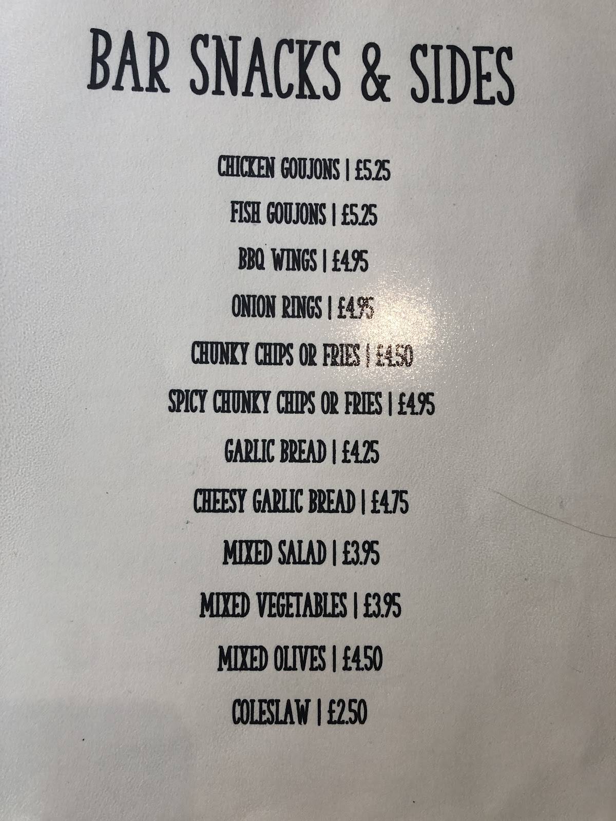 Menu at Romneys pub & bar, Kendal