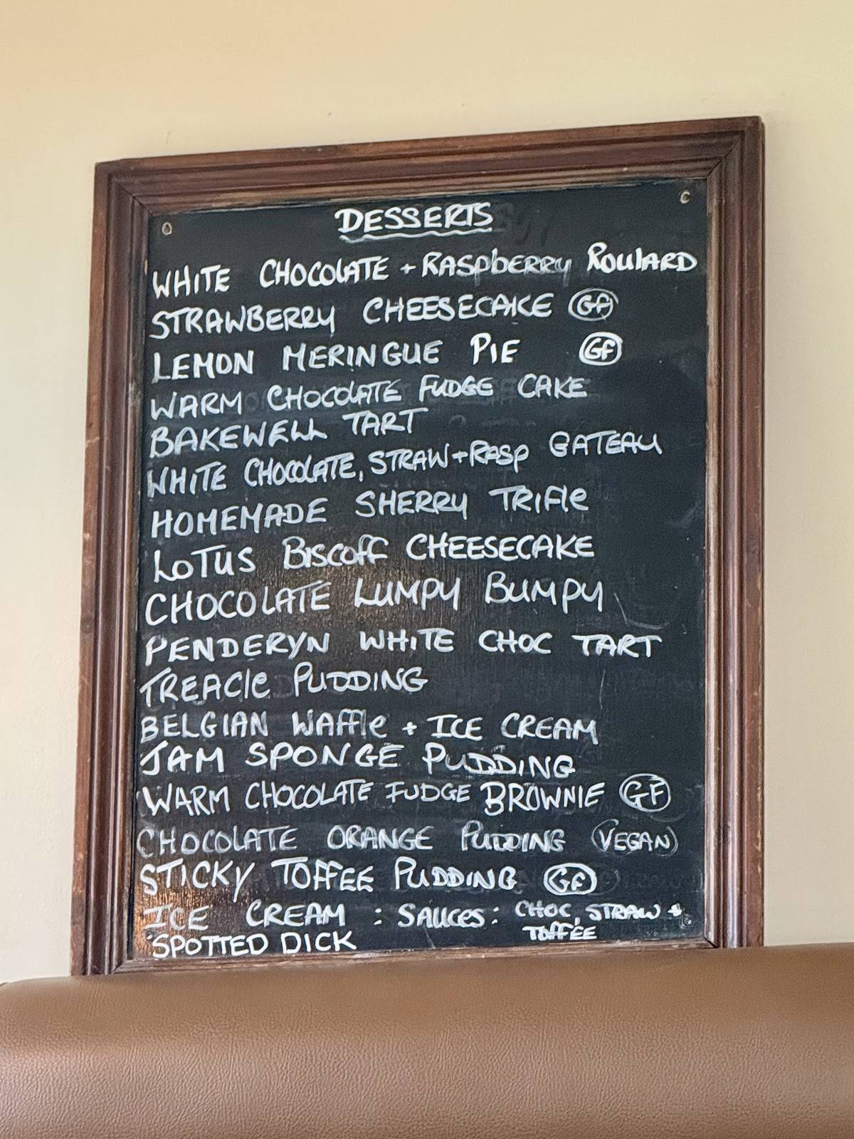 Menu at Kingsbridge Inn pub & bar, Llangennech, Swansea Rd
