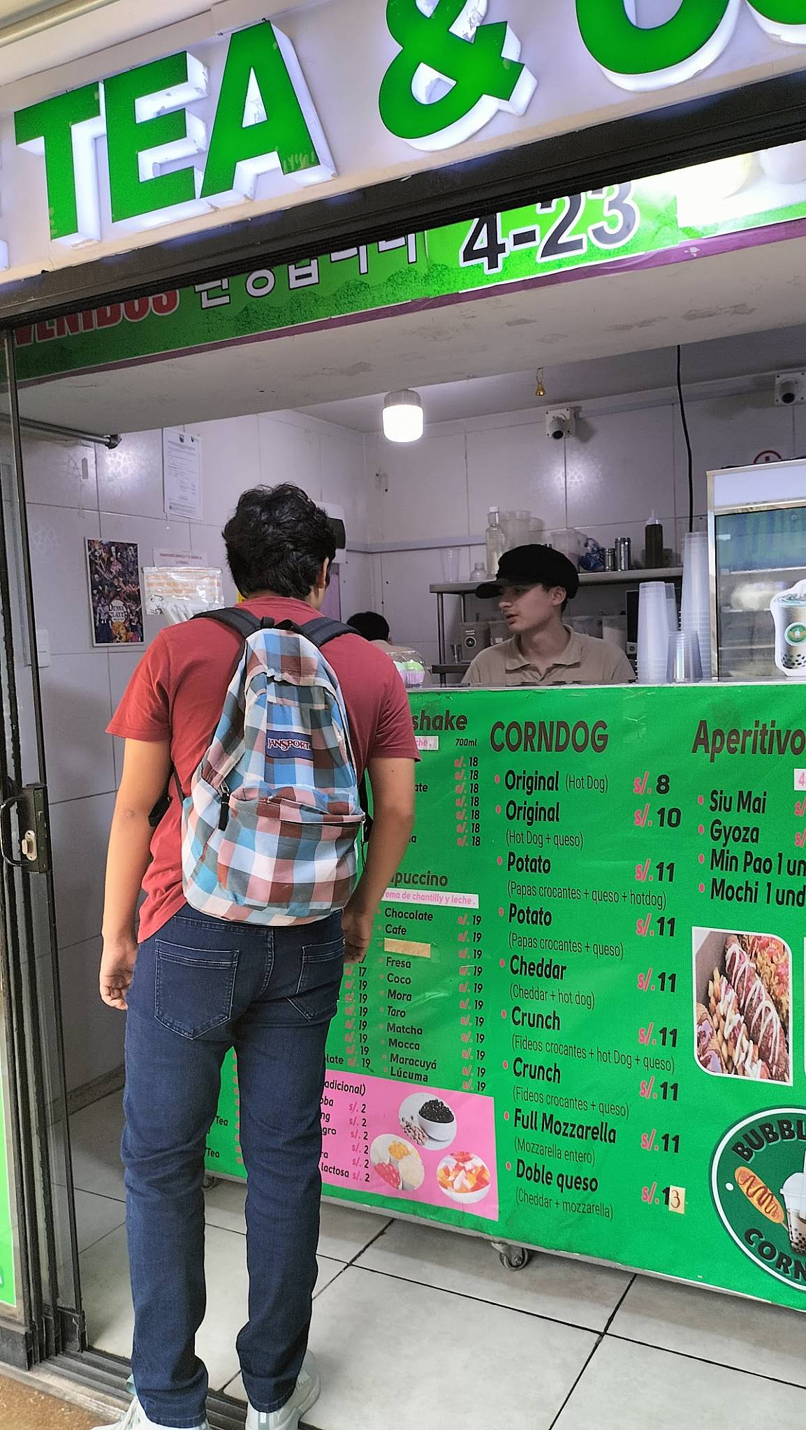 Carta del restaurante CONAMU Alimento Coreano, Lince