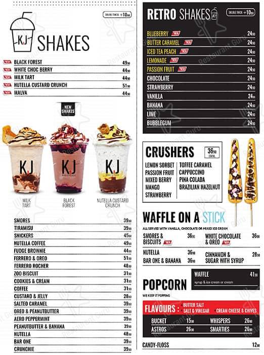 Menu at Kota Joe Roadhouse - Edenvale restaurant, Edenvale, 13 Van ...