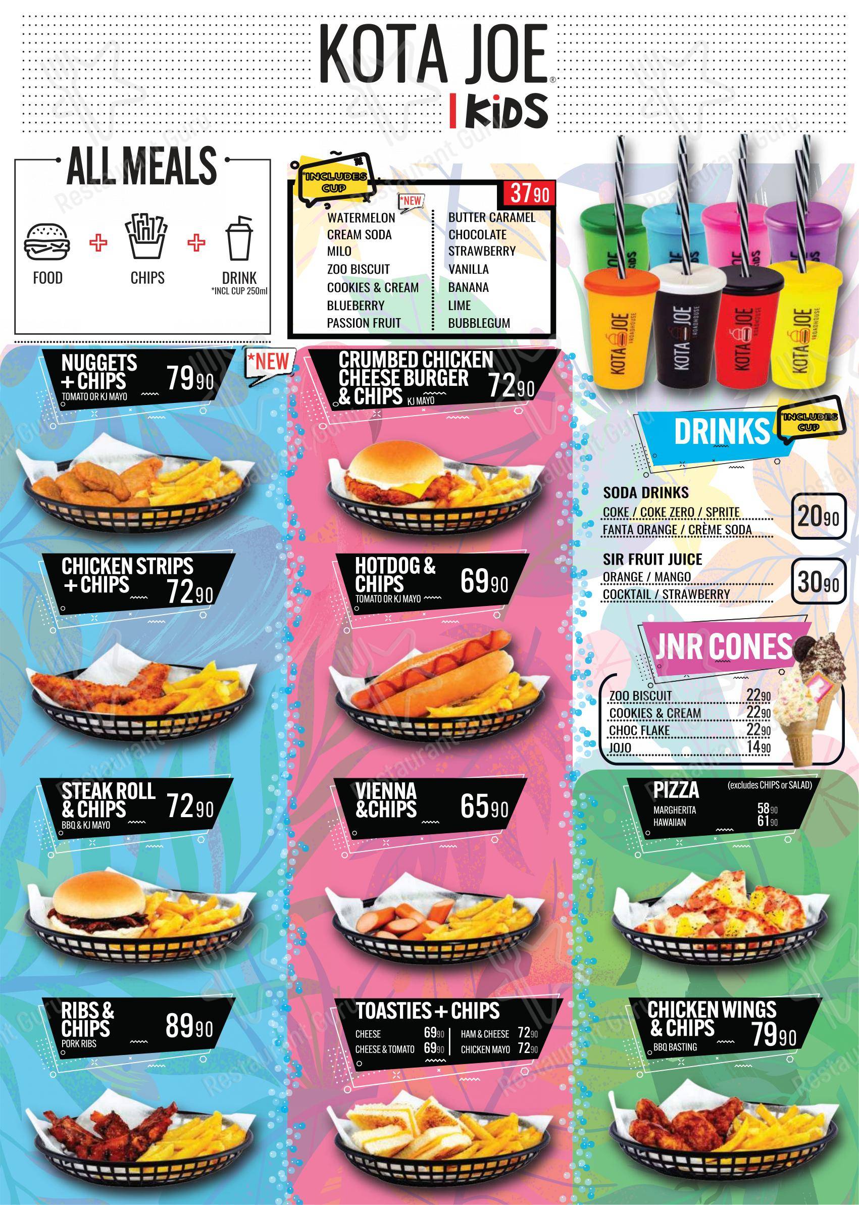 Menu at Kota Joe Roadhouse - Edenvale restaurant, Edenvale, 13 Van ...