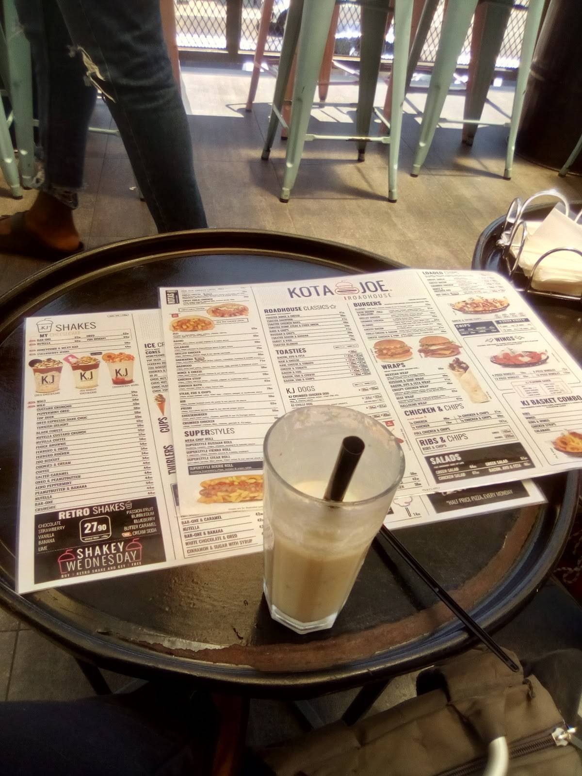 Menu at Kota Joe Roadhouse - Edenvale restaurant, Edenvale, 13 Van ...