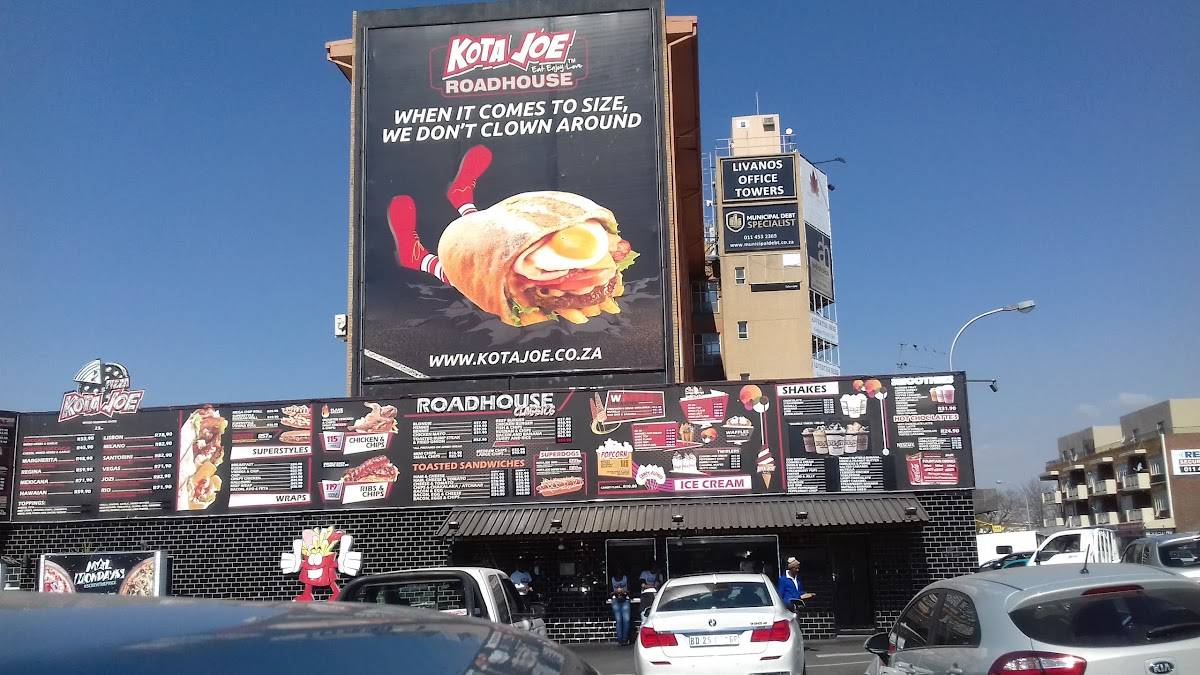 Menu at Kota Joe Roadhouse - Edenvale restaurant, Edenvale, 13 Van ...