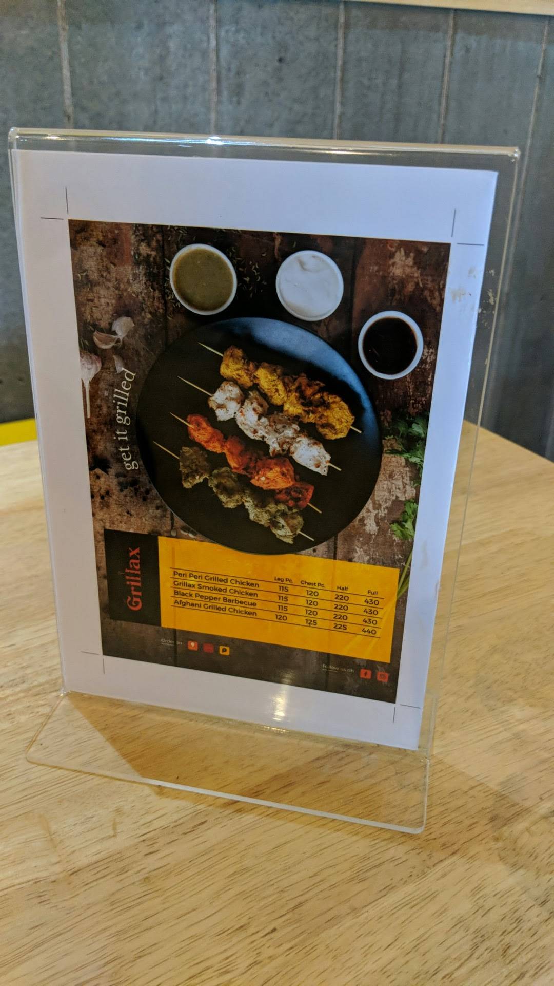 Menu at THE Grillax Methottuthazham, Kozhikode, Pottammal ...