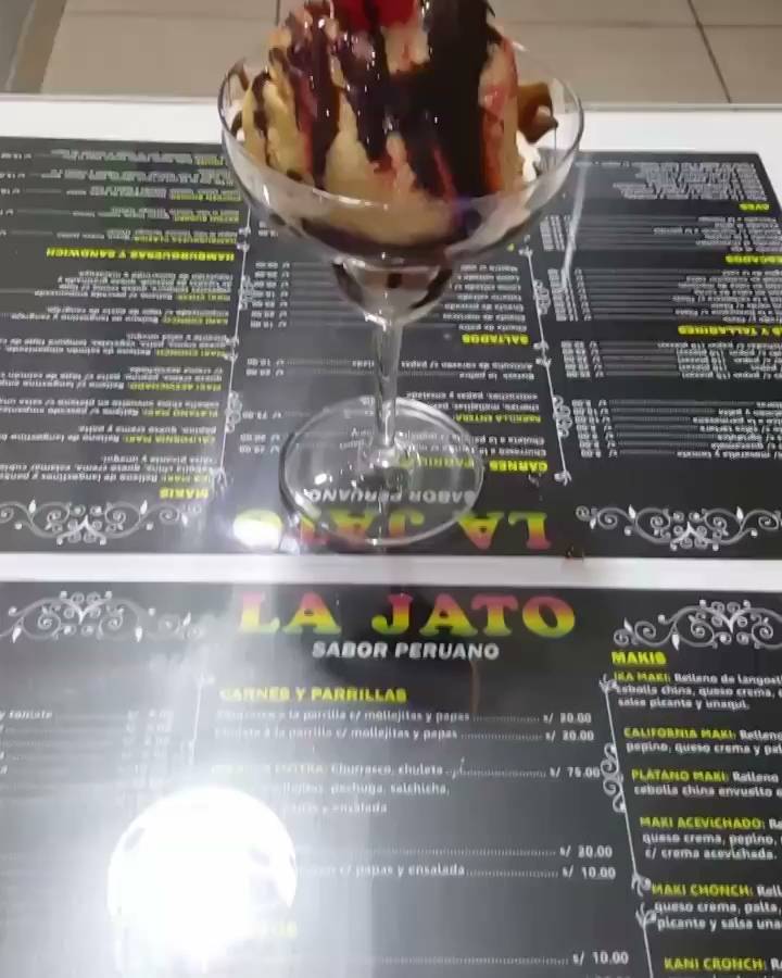 Menu at LA JATO SABOR PERUANO restaurant, Lurigancho-Chosica
