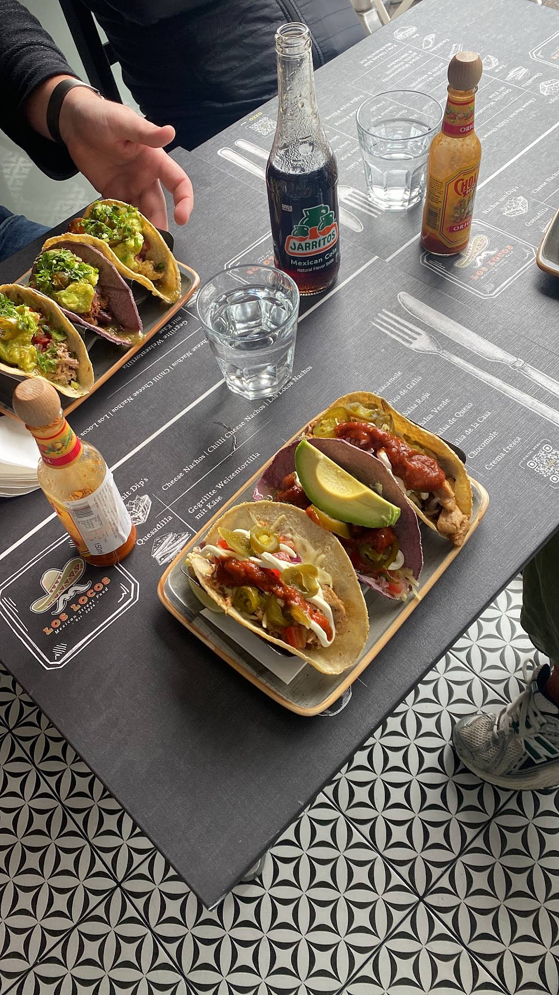 Menu at LOS LOCOS Mexican Street Food restaurant, Vienna
