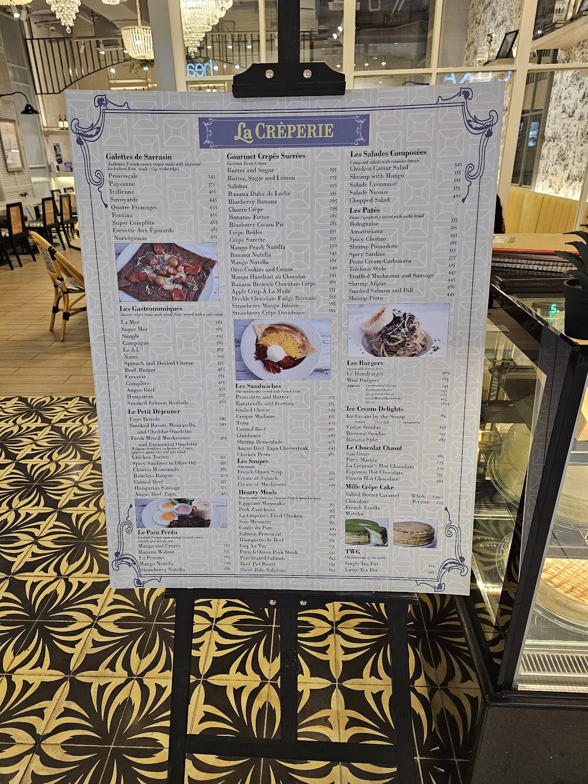 Menu at La Creperie - Ayala Malls Feliz restaurant, Pasig