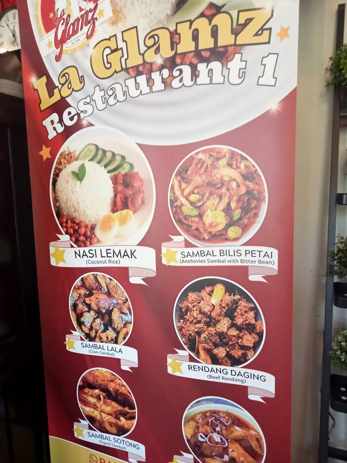 Menu at La Glamz Restaurant 1, Noble Park