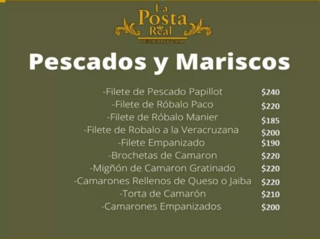 Carta del restaurante La Posta, Tradición & Grill, Ciudad Victoria ...