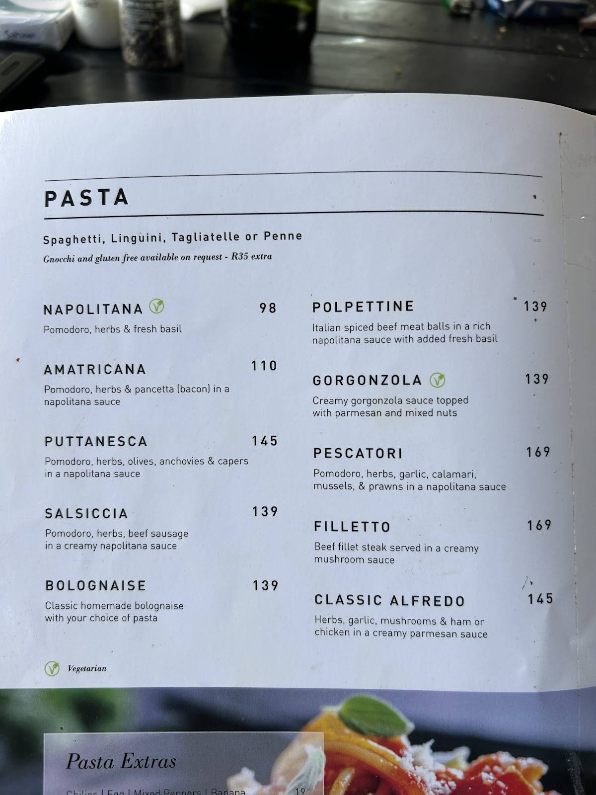 Menu at La Strada Cafe - Italian Street Food, Edenvale
