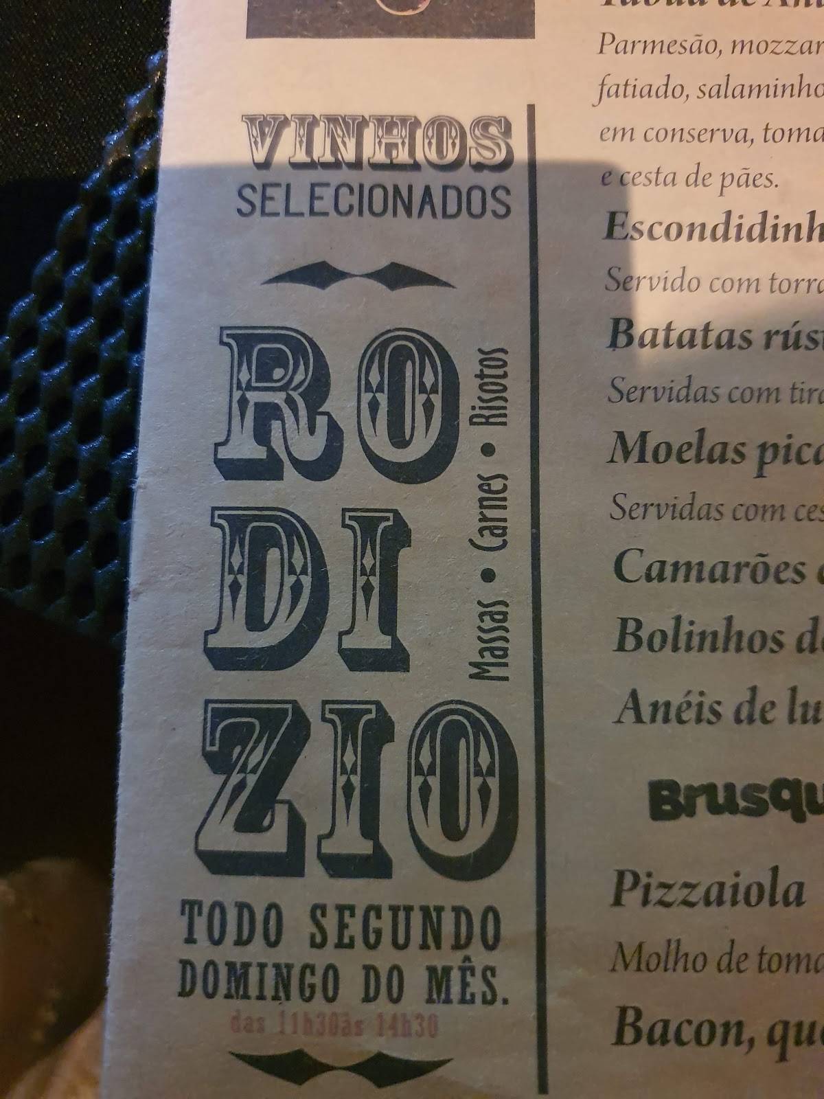 Carta del restaurante La Strega, Foz do Iguaçu, Av. das Cataratas