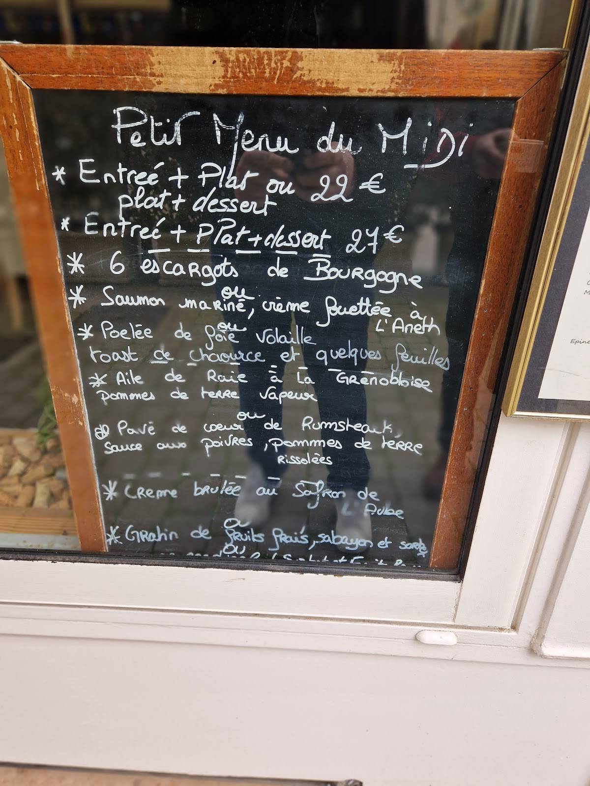 Menu au La Table de François restaurant, Troyes, 18 Rue Juvénal des Ursins