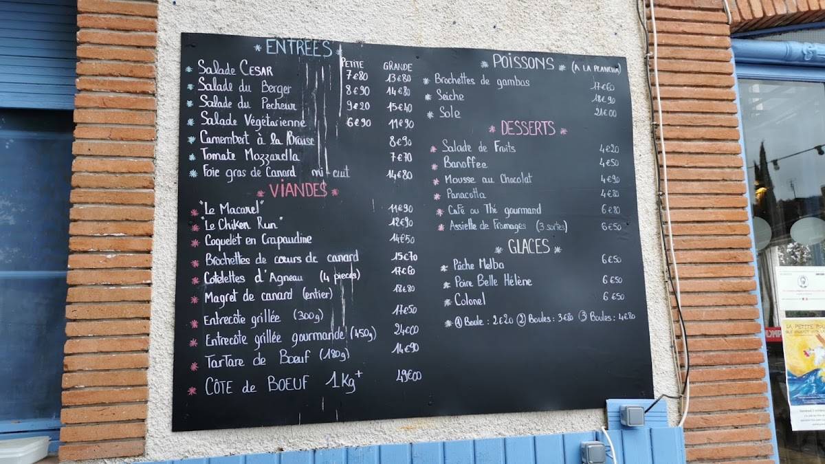 Menu au La brasserie du Moulin - La Grainerie restaurant, Mauzac
