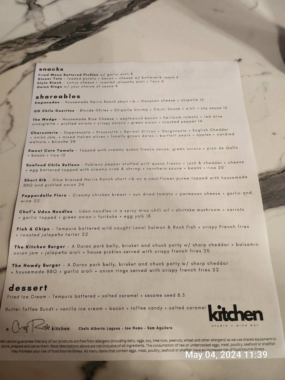 Menu at Lady M Bistro pub & bar, Menifee, Sun City Blvd ste f