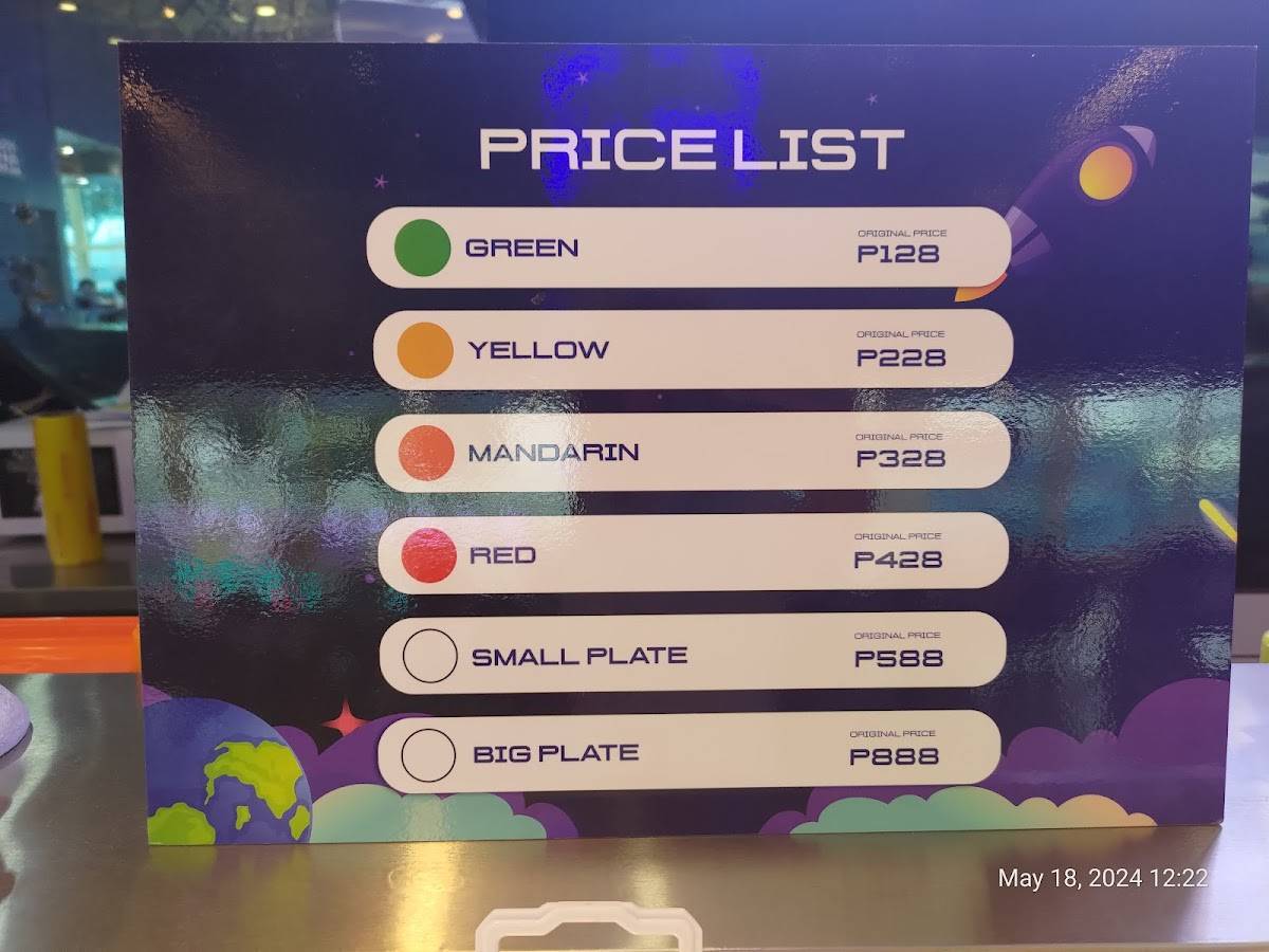 Menu at Lan Hot Pot restaurant, Parañaque