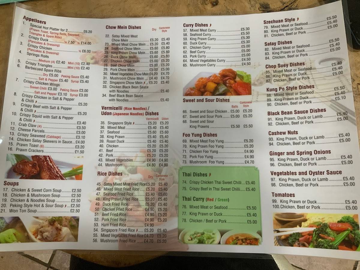 Menu at Lantern restaurant, Newtown, Brickdale House