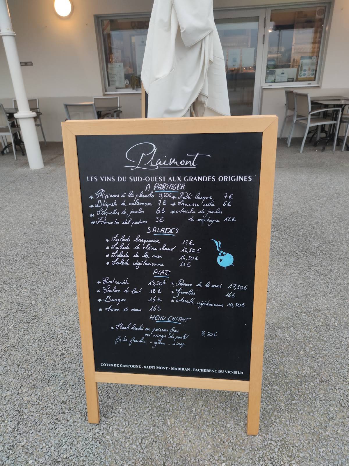Menu au Le Chaudron restaurant, Anglet