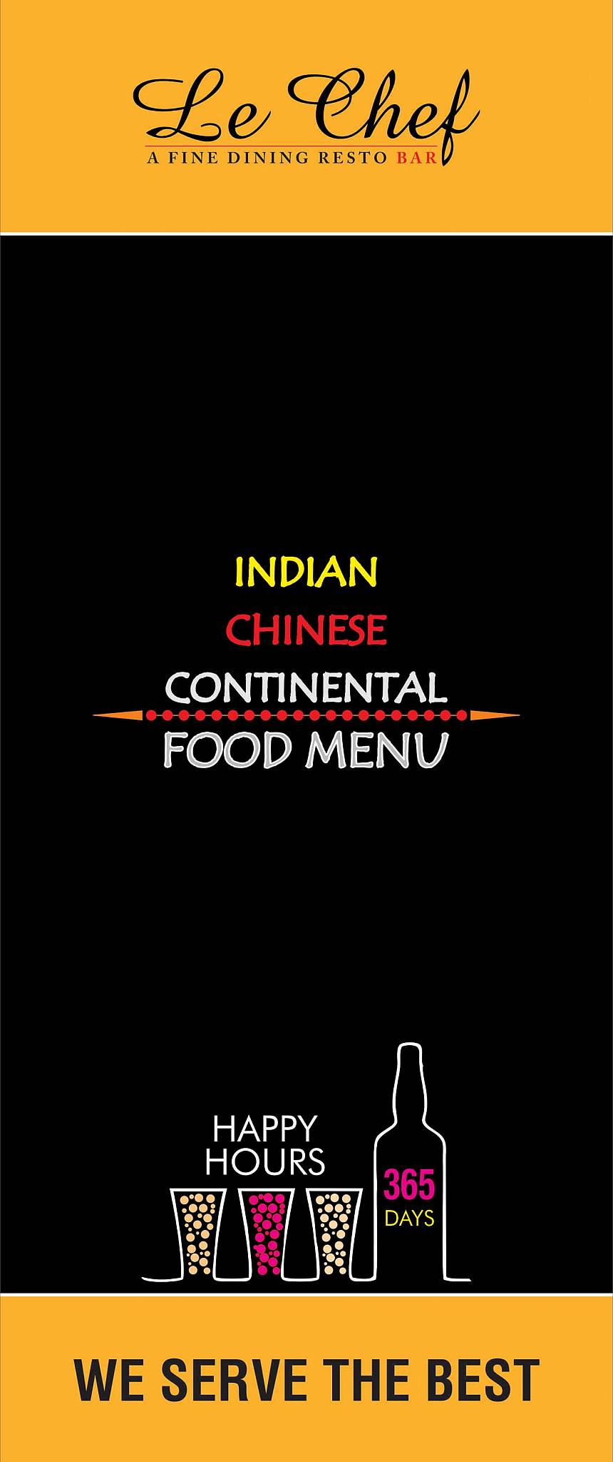 Menu at Le Chef, Faridabad, 146/37