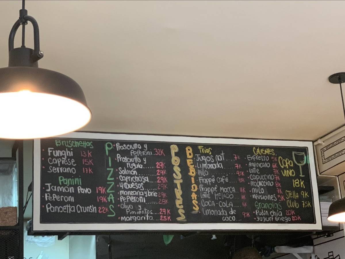 Carta de Le Coco Café - Chapinero, Bogotá