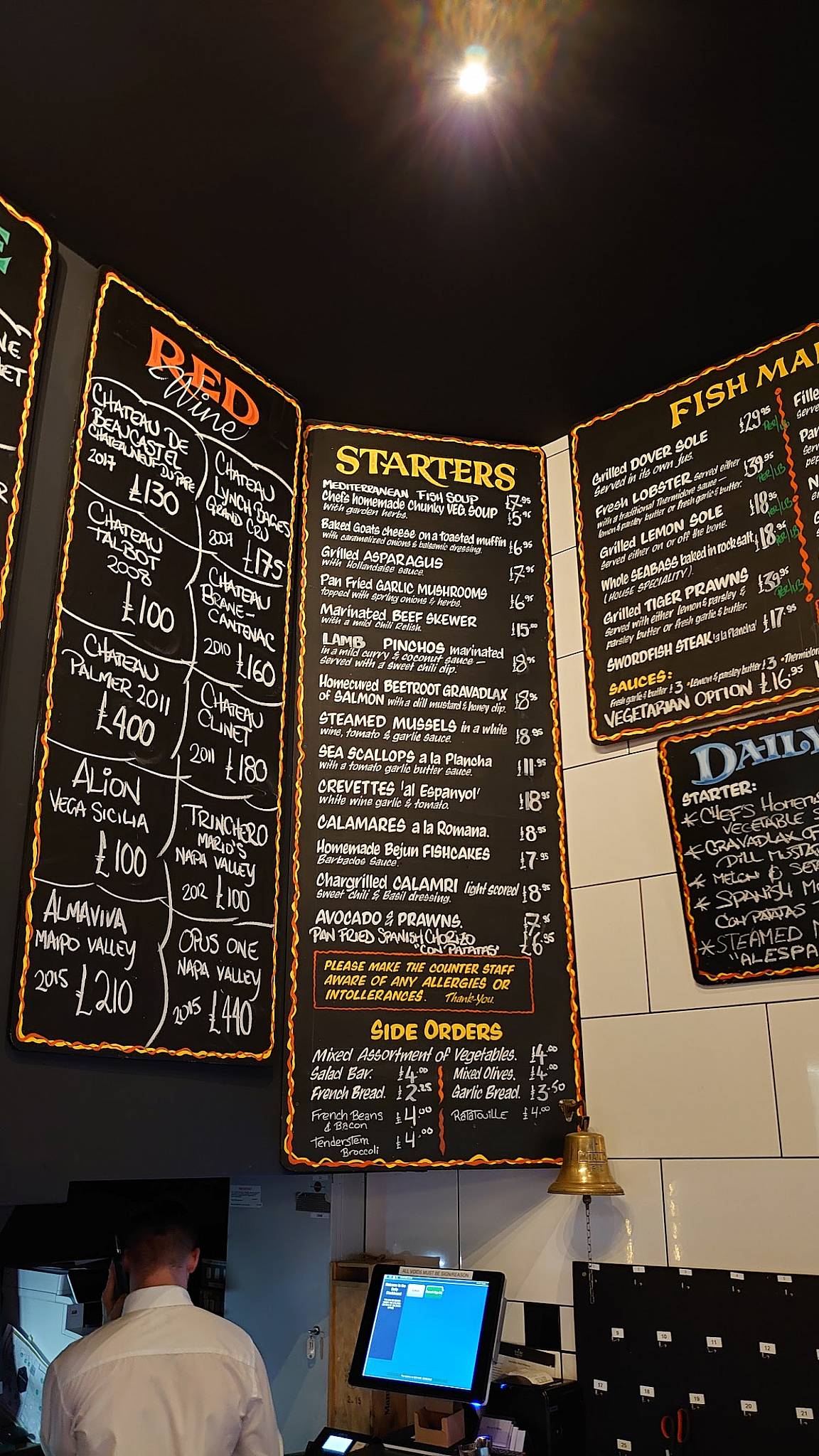 Menu at Le Monde Restaurant Cardiff, Cardiff