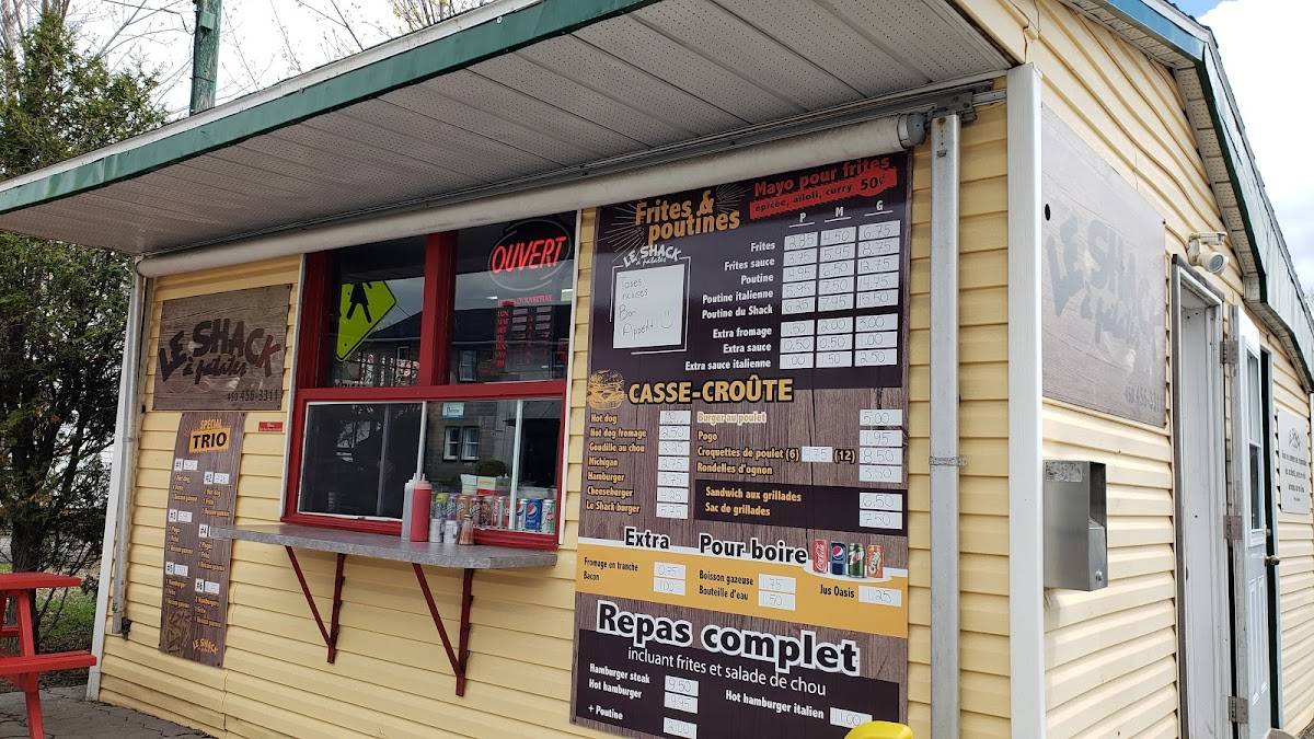 Menu au Le Shack à Patates fast food, Saint-Clet
