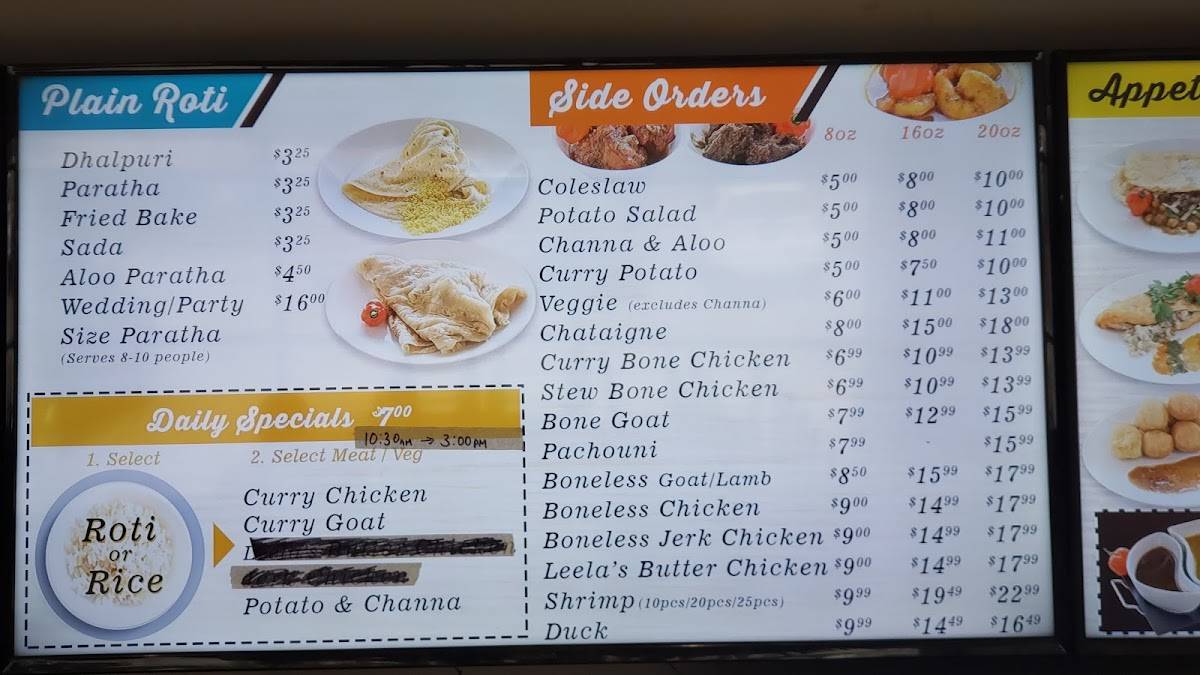 Menu at Wicked Carib, Caribbean Food Culture restaurant, Toronto