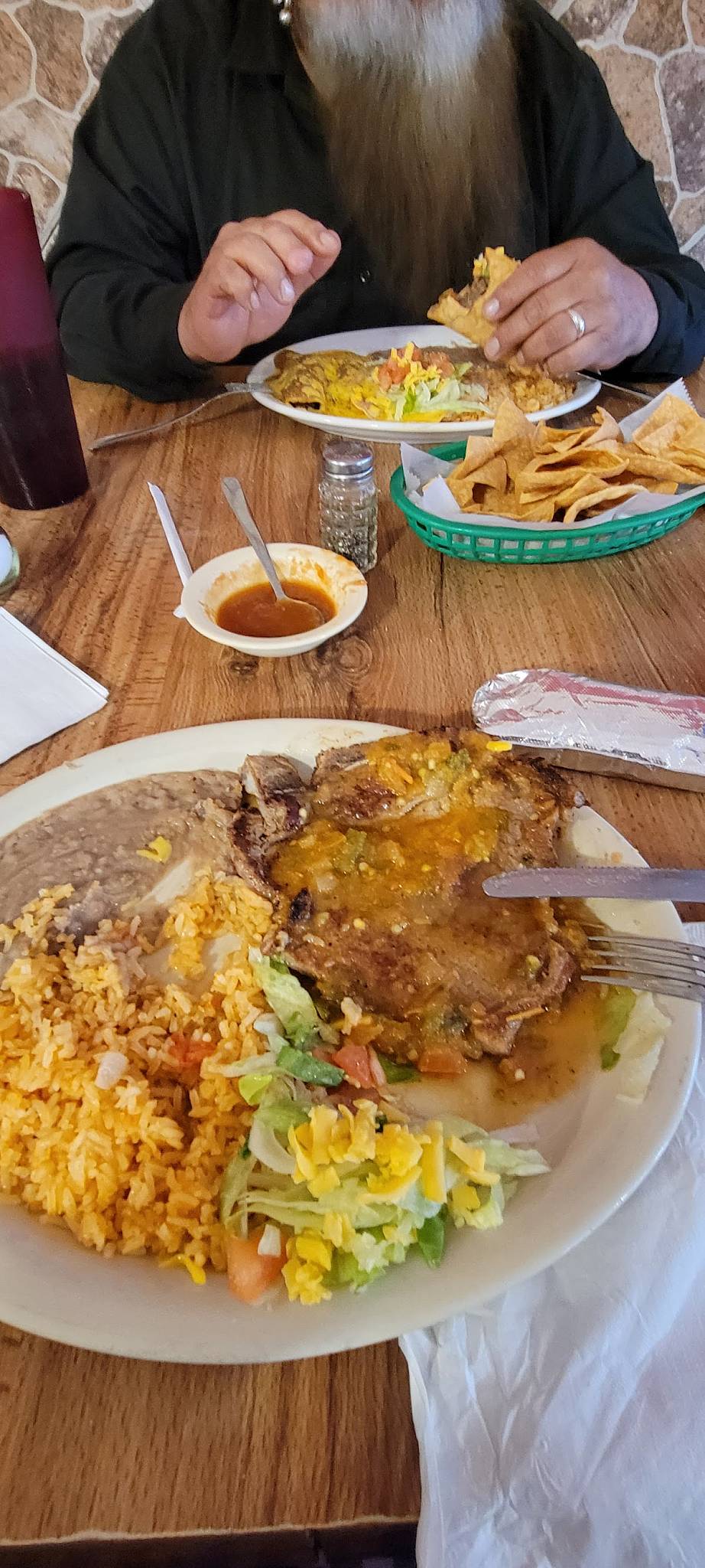 Menu at Leticia's Mexican Restaurant, Weimar