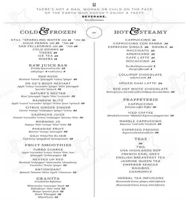Menu at Life Grand Cafe Waterfall, Midrand, Waterfall Corner