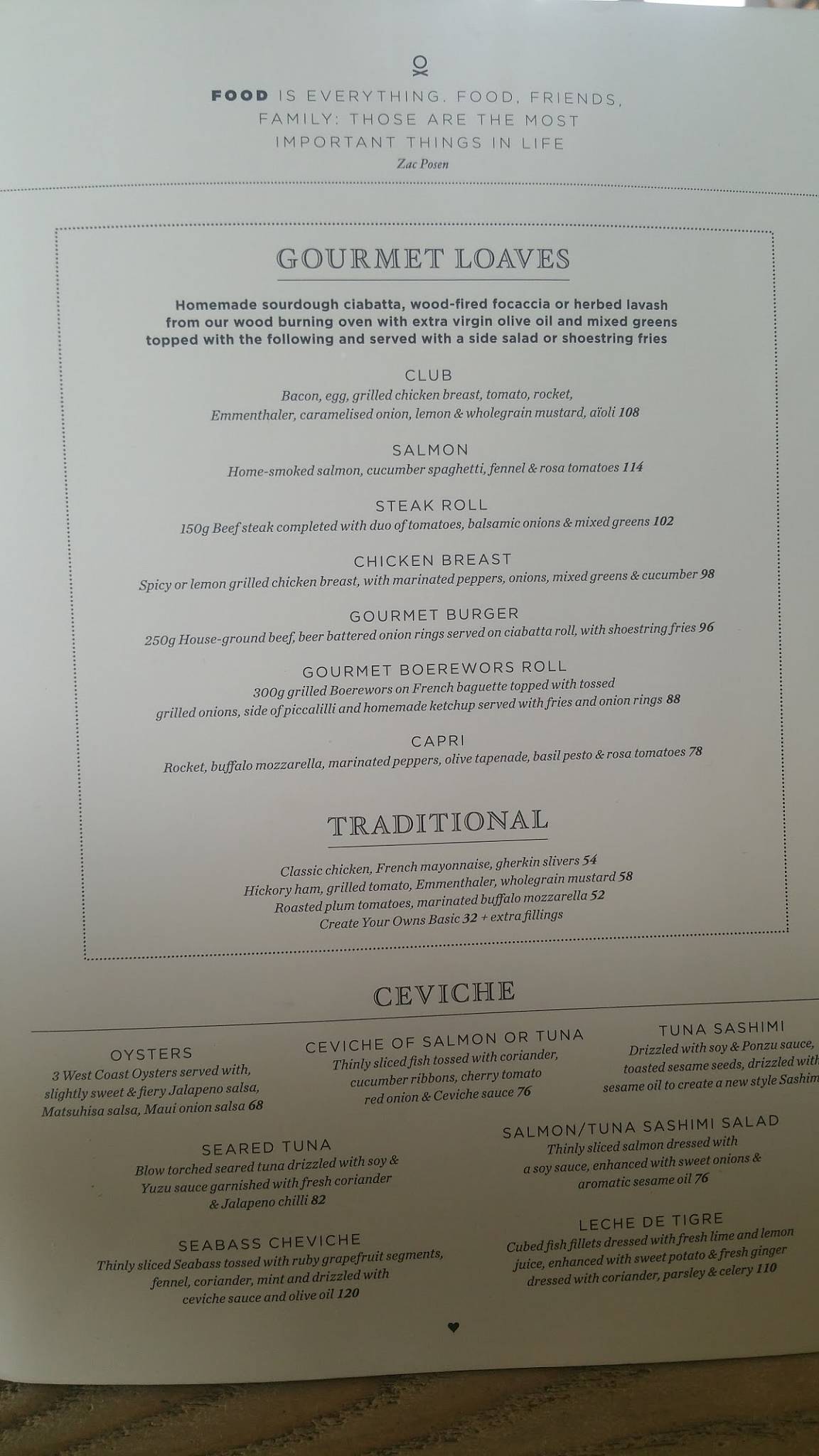 Menu at Life Grand Cafe Waterfall, Midrand, Waterfall Corner