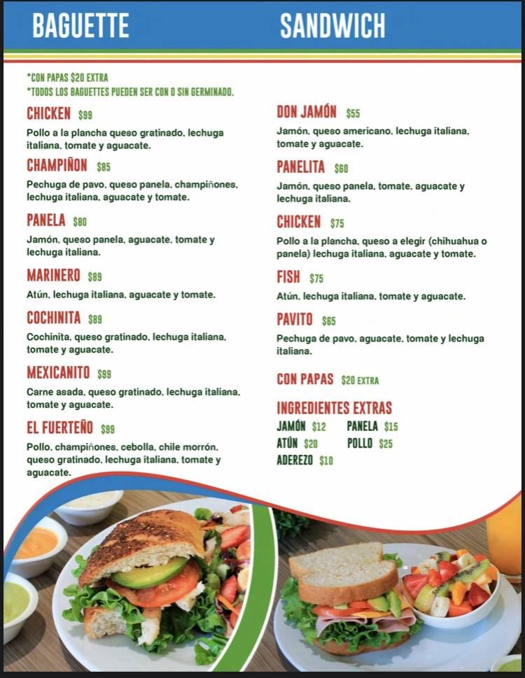 Carta del restaurante Lima Limon, Culiacán Rosales