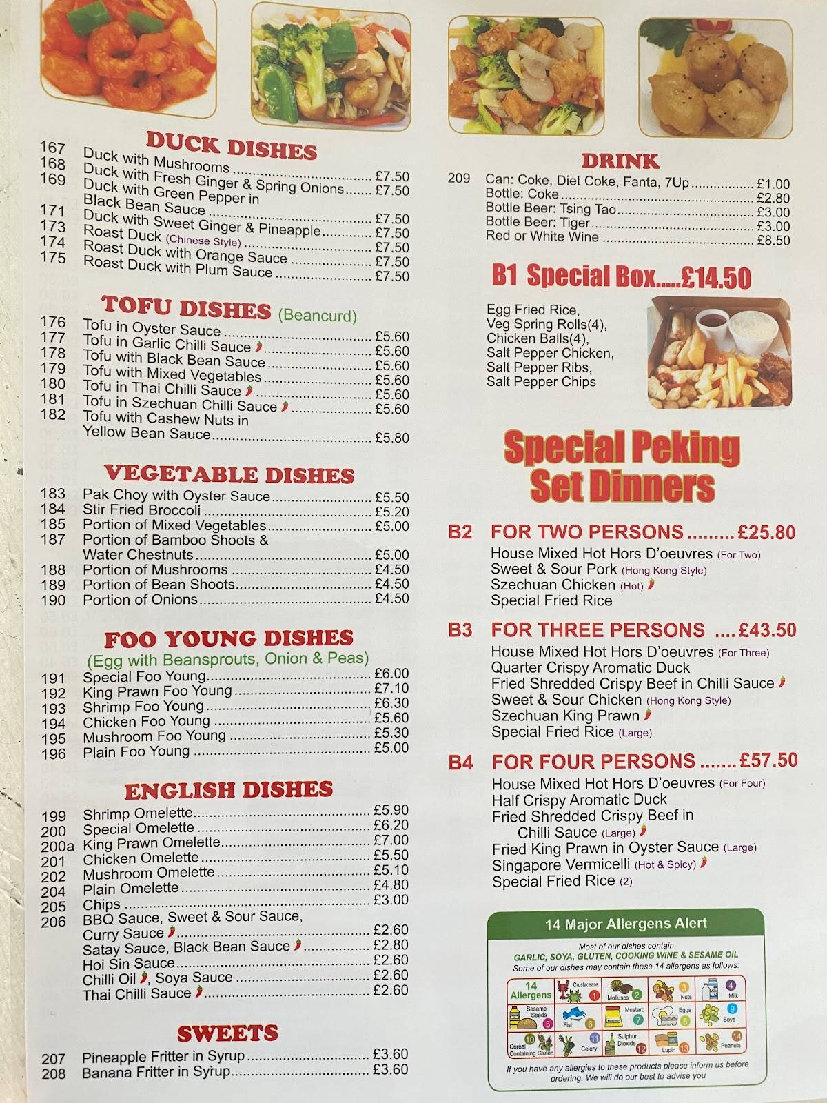 Menu at Lis restaurant, Crowborough, sunny house