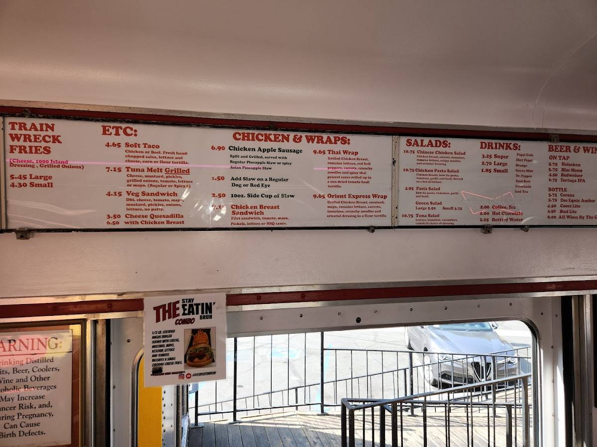 Menu at Carney's Restaurant, Los Angeles, Sunset Blvd