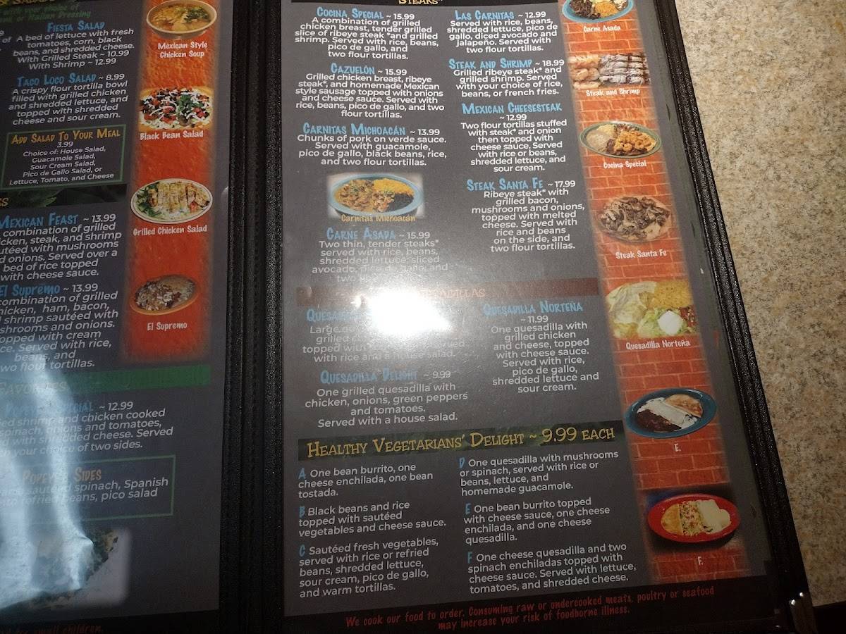 Menu at Los Jacubes Family Mexican Restaurant, Rockwell, 966 W Main St