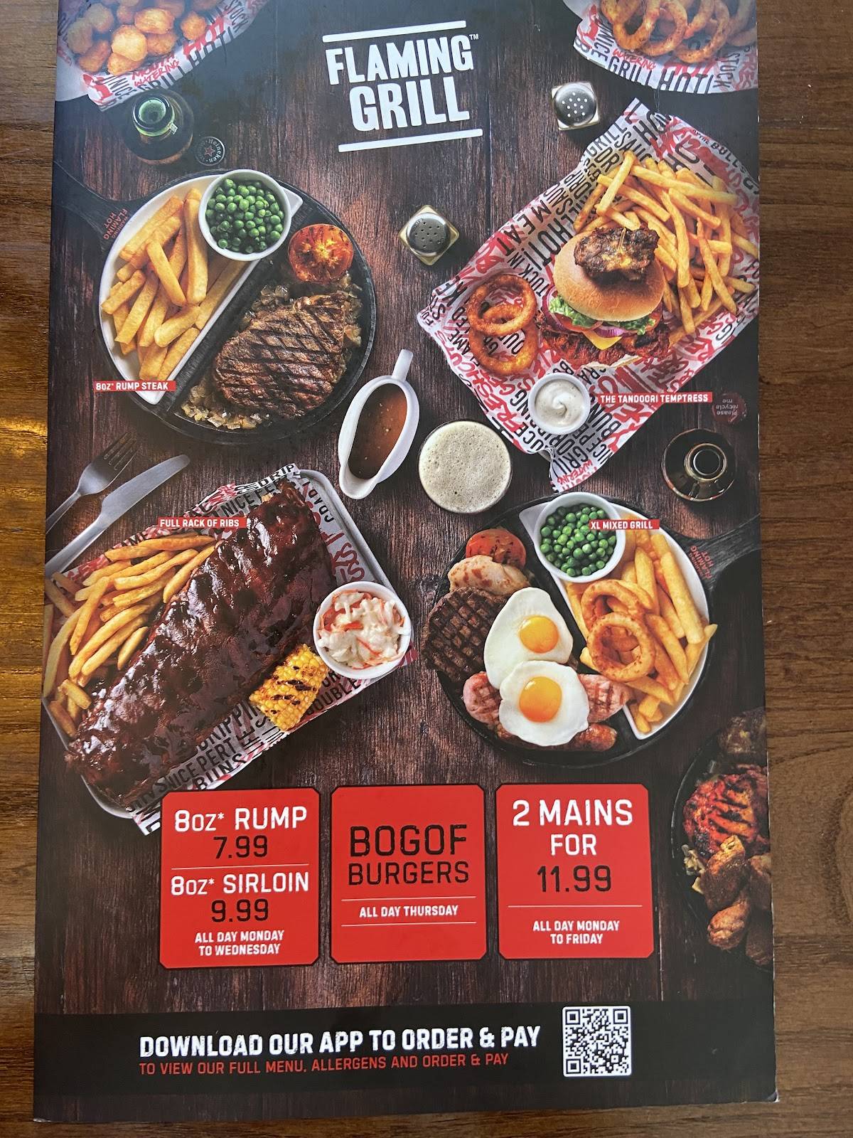 Menu at Ring O Bells pub & bar, Loughborough
