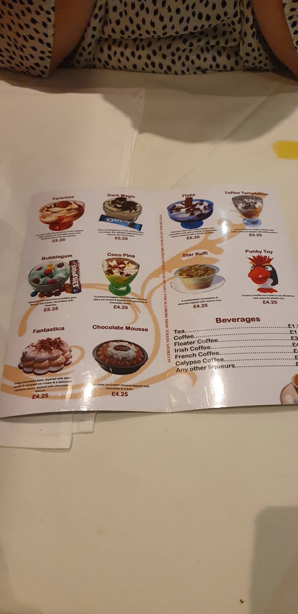 Menu at Labone Indian Cusine restaurant, Lowestoft